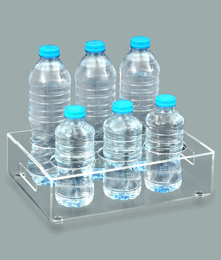 The Six Water Bottle Plexiglass Holder – MAWD