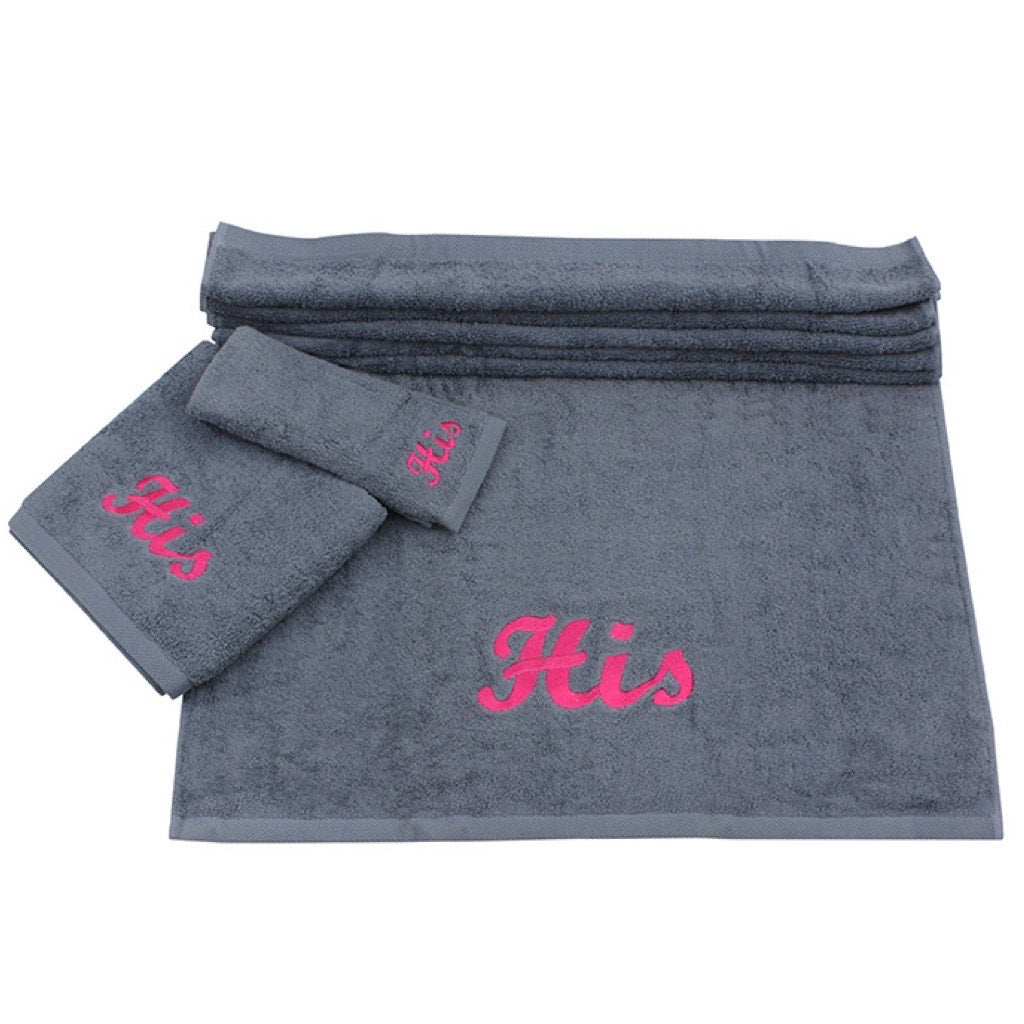 His & Hers The Bath Set Of Three In Grey – MAWD