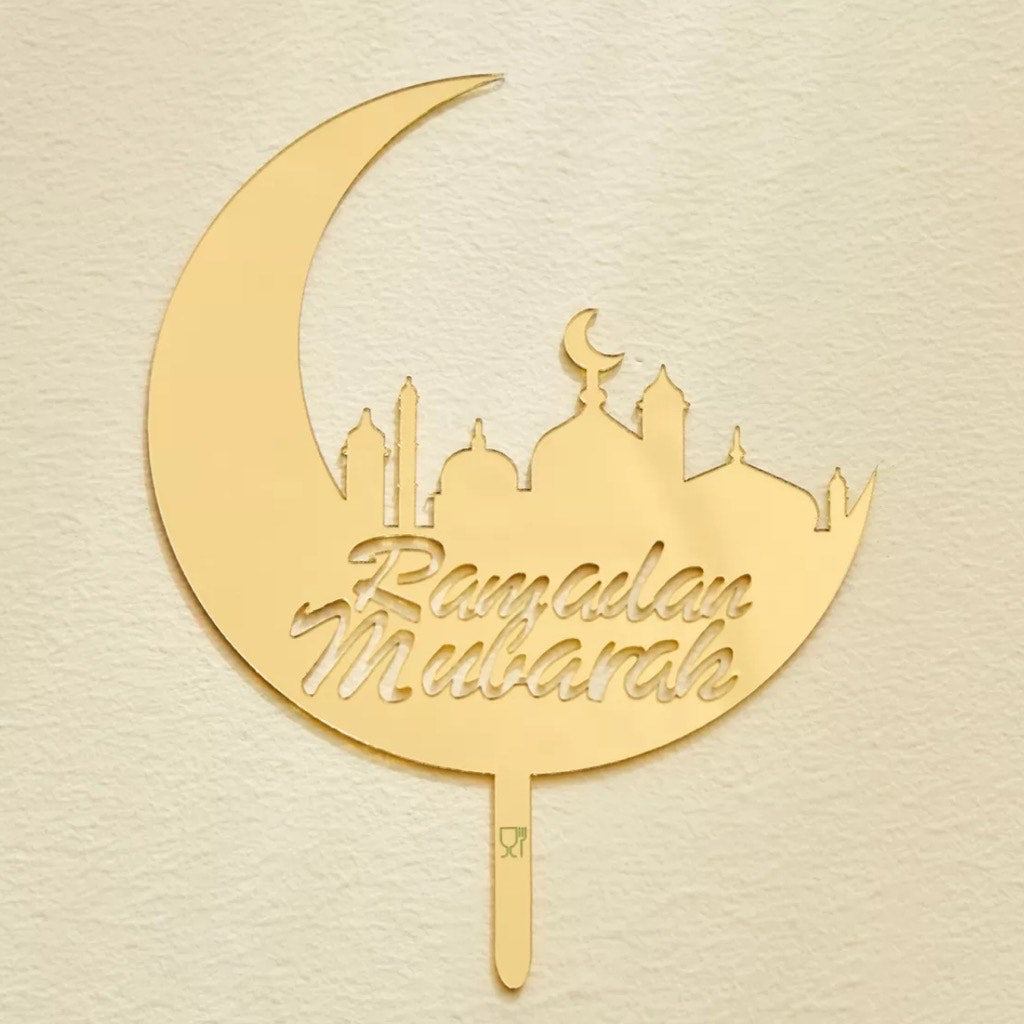 The Ramadan Mubarak Mosque Dessert Topper – MAWD