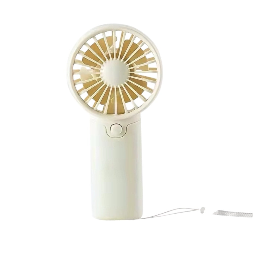 Battery Operated Hand Held Fan in Cream – MAWD